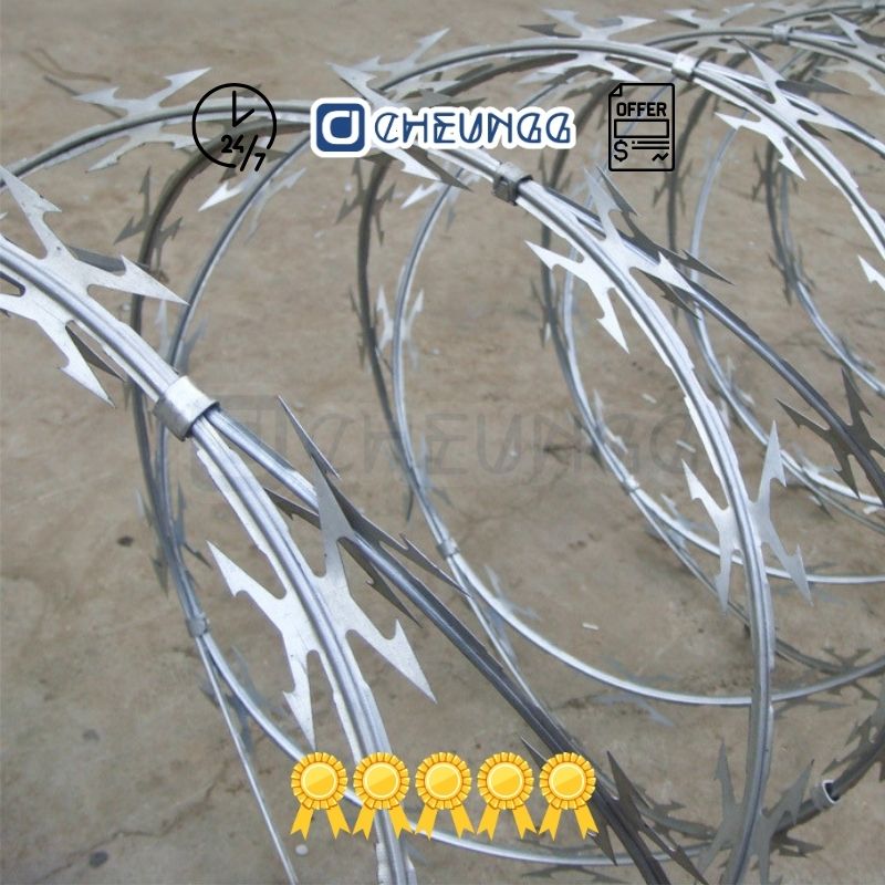 Razor Concertina Fencing Wire | Factory Supplier China – Fence Mesh ...